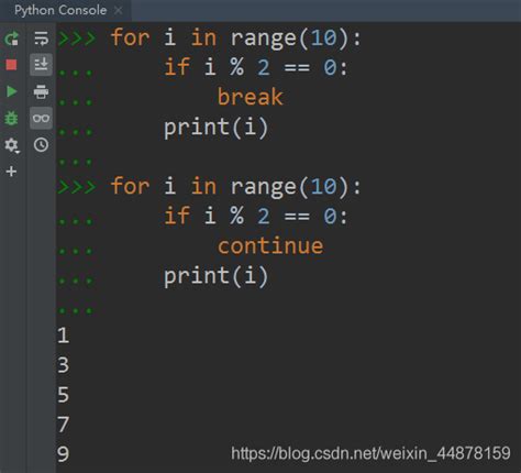 Python学习笔记 终止循环语句break和continuepython中余数得0的写法 Csdn博客