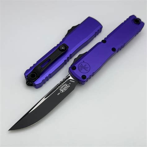 Microtech Ultratech Gen Iv Se Tactical W Purple Handle 11214 1pu