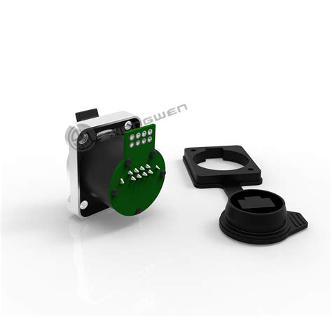 Custom Female Panel Mount Connector Industrial Rj45 Ip65 Connector