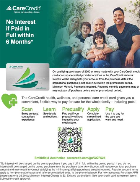 Register For Care Credit Smithfield Aesthetics In Smithfield Va