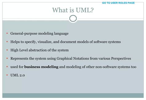 Uml An Overview Ppt
