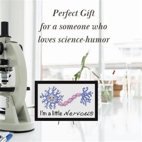 Funny Neuron Cross Stitch Pattern Bundle Instant Pdf Download “on My