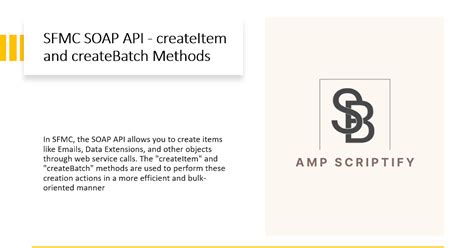 Introducing Ws Proxy Create Method In Sfmc