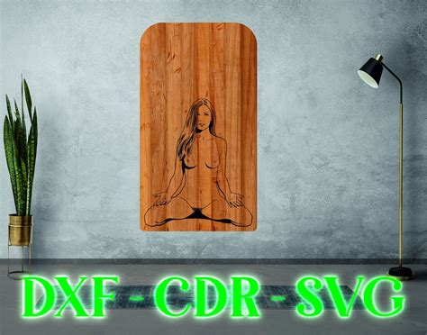 Naked Woman CNC Dxf Files Gravür Svg Files Plasma Laser Files CNC Patterns Wall Art Dxf svg ai