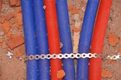 Premium Photo Installing Power Outlets Power Sockets On Initial Stage Of Construction