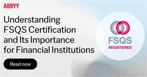 Understanding Fsqs Certification For Financial Institutions