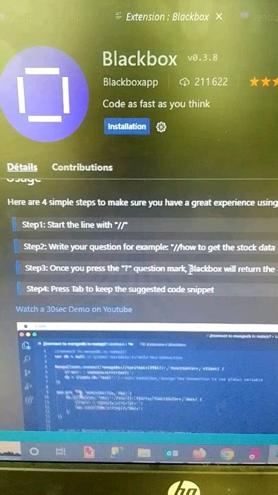 Khaoula B On Linkedin Vscode Blackbox Extension Programming Js