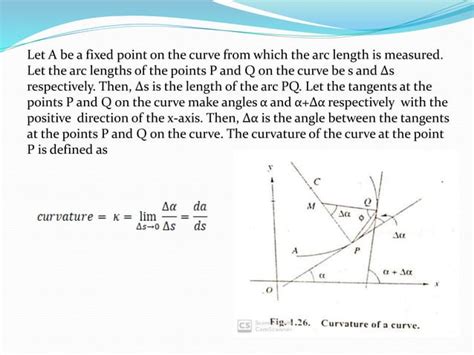 Curvature And Radius Of Curvature Pptx