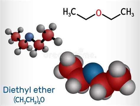 Ethoxyethane Molecule Stock Illustrations 9 Ethoxyethane Molecule