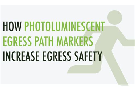 Egress Path Markings Increase Safety Emergency Lighting