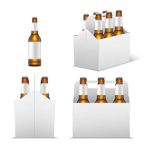 1 Thousand Beer Packaging Box Template Royalty Free Images Stock