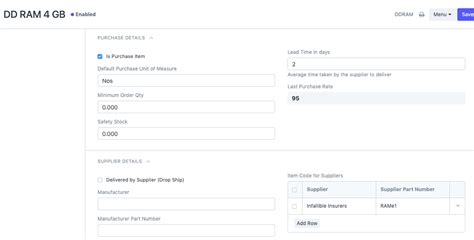 Was Default Supplier Removed From Item Master In V11 If So How Do You Pull Items In Purchase