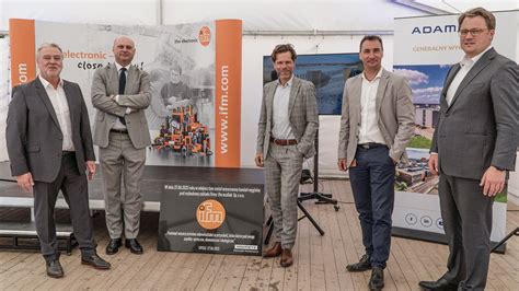 Grundsteinlegung Ein Neues Und Nachhaltiges Gebäude Für Ifm Ecolink In Polen Ifm