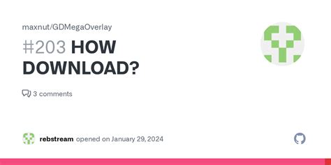HOW DOWNLOAD Issue Maxnut GDMegaOverlay GitHub