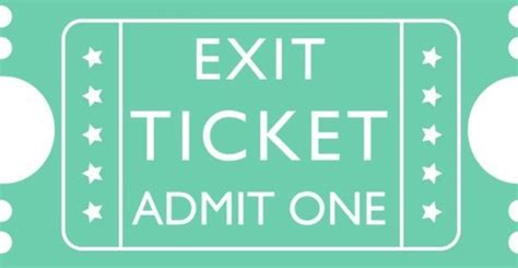 18 Exit Ticket Examples To Download