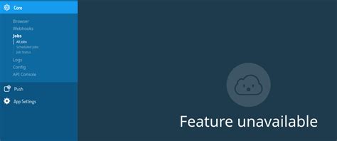 feature unavailable in parse dashboard 5 1 0 parse dashboard