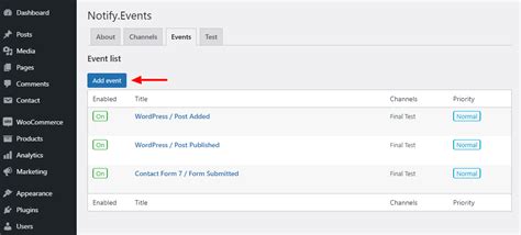 Notify Events Ultimate Wordpress Notifications