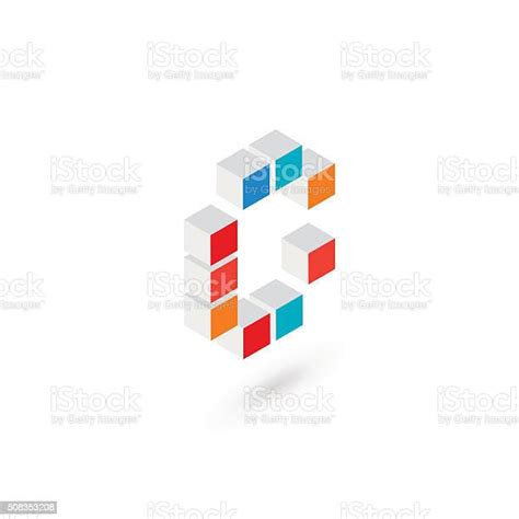 3 D 직육면체 편지 C 아이콘크기 디자인식 형판 요소 0명에 대한 스톡 벡터 아트 및 기타 이미지 0명 3차원 형태 건설 산업 Istock