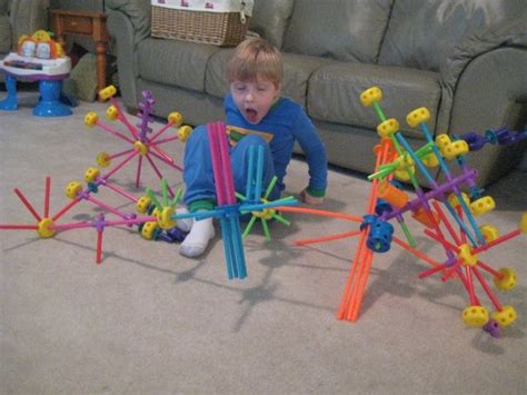 The Adventures Of Cartoon And Squeaker Tinker Toy Creation