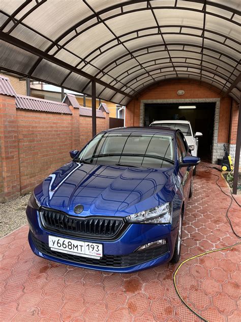 Детейлинг и первый тюнинг — Skoda Rapid 2g 1 4 л 2022 года стайлинг Drive2