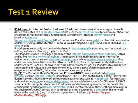 Network Vpn And Test 1 Review Ppt Download