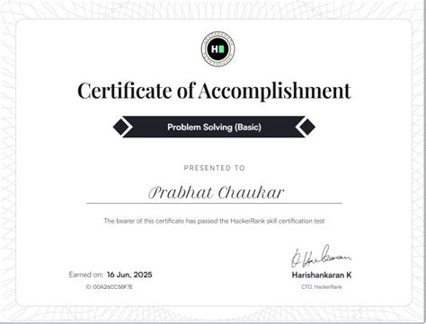 Im Happy To Share That I Have Successfully Completed The Problem Solving Basic Certification