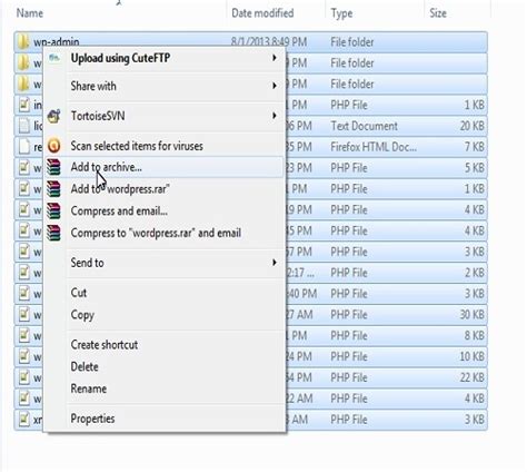 wordpress how to install the engine to hostgator server manual