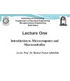 PDF Lecture 1 Introduction To Microcomputer Microprocessor