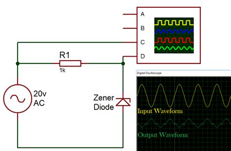 Diode Clipper And Clamper Circuits Experiment
