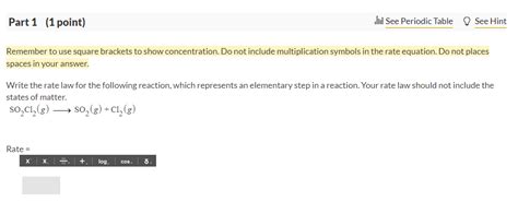 Part Point Remember To Use Square Brackets To Chegg