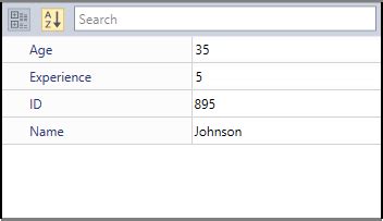 Filtering And Searching In WPF PropertyGrid Control Syncfusion