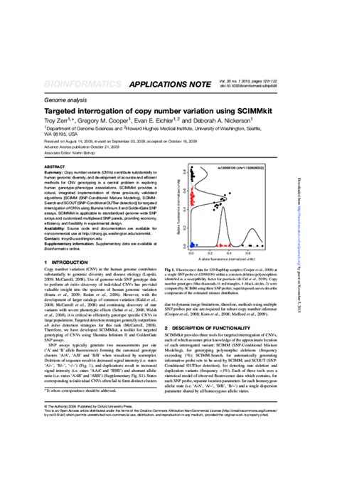 Pdf Bioinformatics Applications Note
