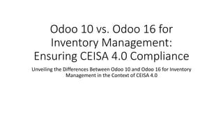 Odoo Vs Odoo Pptx
