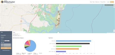 Field Guides Geofencing Data Marine Debris Tracker