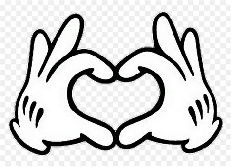 Mickey Mouse Hands Diamond Wallpaper