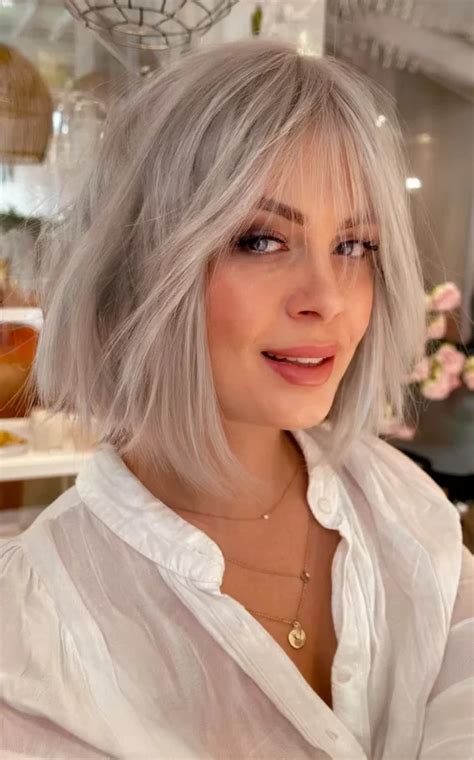 Trendy Blunt Bob With Bangs To Inspire Your Next Chop