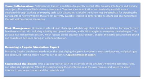 Ppt Capsim Simulations Help A Comprehensive Guide By A Capsim Simulation Expert Powerpoint
