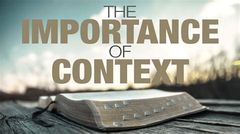 The Importance Of Context Audio Apologetics Press