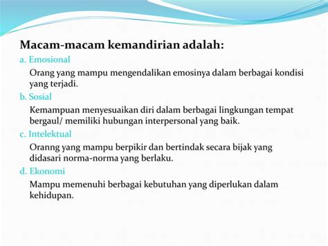 Ppt Pribadi Mandiri Pptx