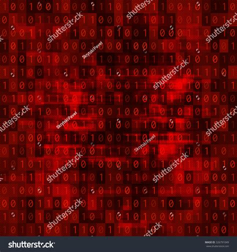 Glitch Effect Red Code Background Stock Illustration Shutterstock