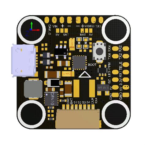 Aikon Ak32 Flytower Mini Stm32f405 Flight Controller And 35a Blheli 32 2