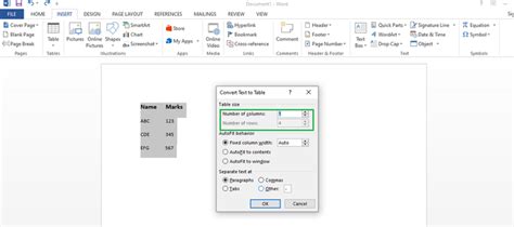Working With Tables In MS Word GeeksforGeeks