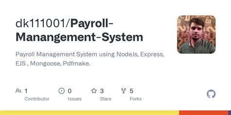 Github Dk111001payroll Manangement System Payroll Management System Using Nodejs Express