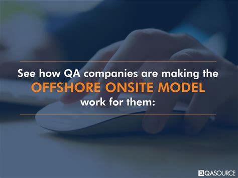 Ppt Why Your Software Qa Company Uses The Offshore Onsite Model