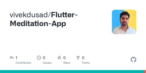 Github Vivekdusadflutter Meditation App