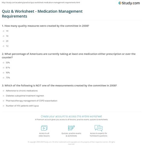 Medication Management Worksheet Pdf Worksheets Library