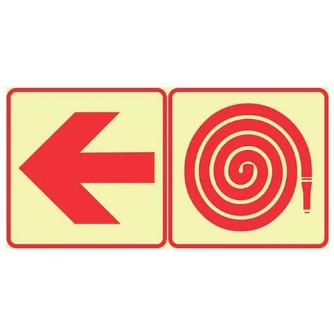 Fire Hose Reel Location And Left Arrow Fp17 Pht 380