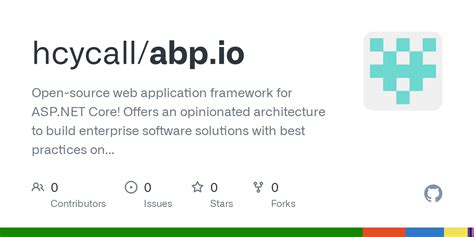 Github Hcycall Open Source Web Application Framework For Aspnet Core Offers An
