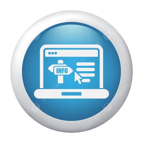 Info Website Icon Illustration Software Website Vector Illustration