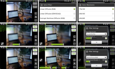Our Interactive Camera Application First Row A Gui With Camera